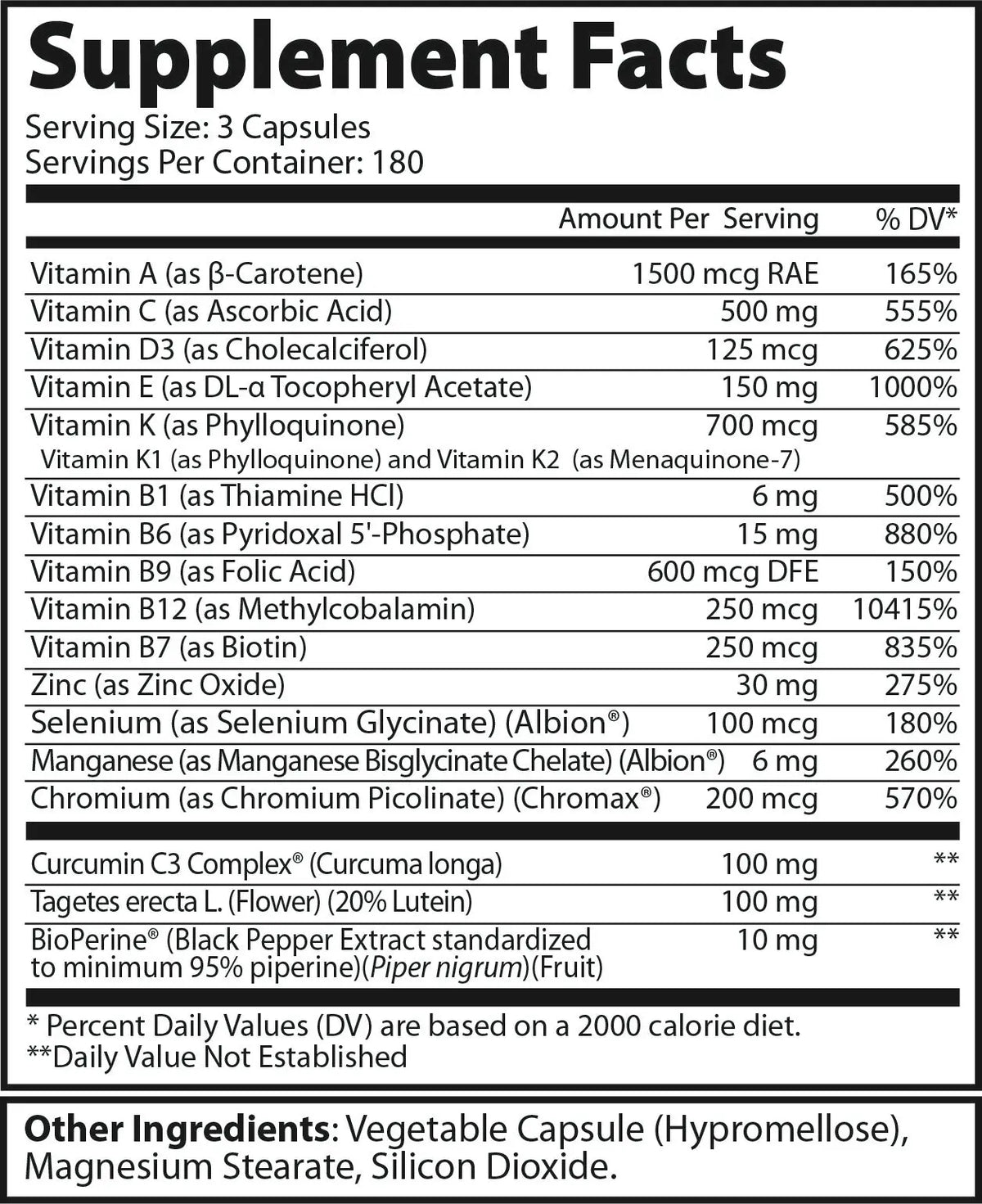 Ekko Multivitamin NEW FORMULA 3rd Party Tested - ekkovision
