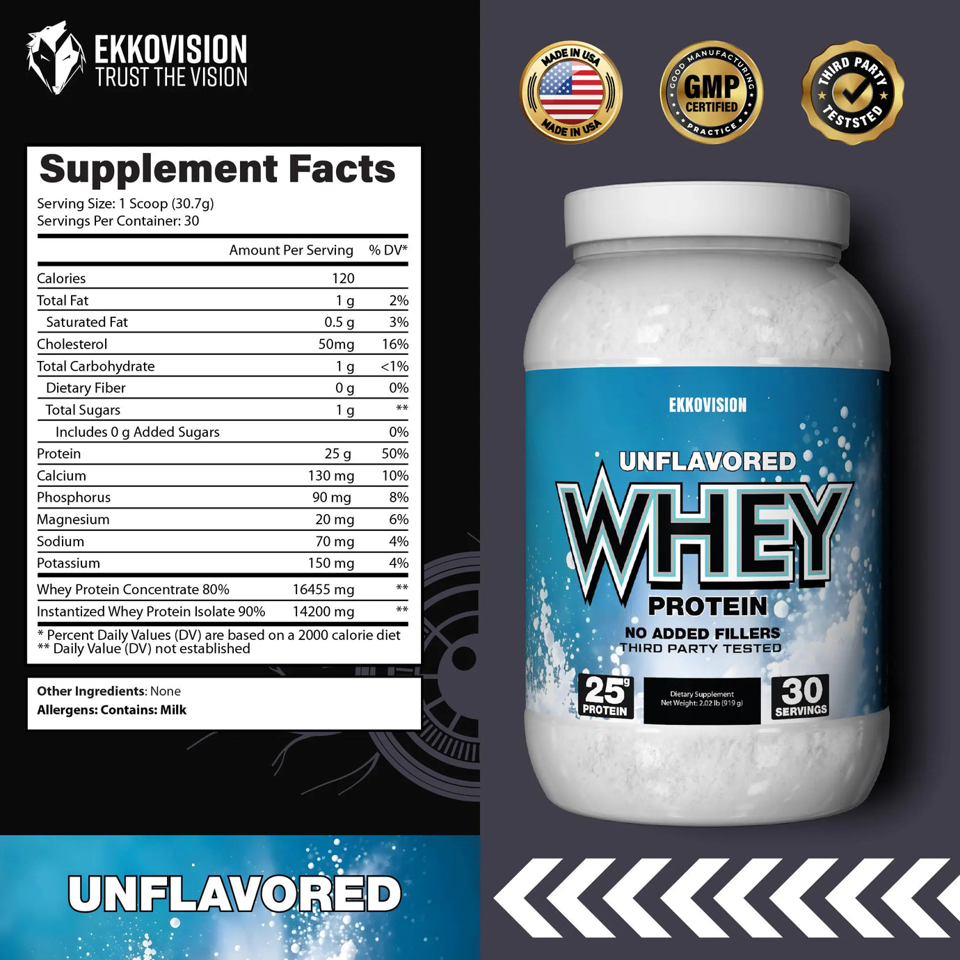 Ekko Protein Powder - 3rd Party Tested – ekkovision