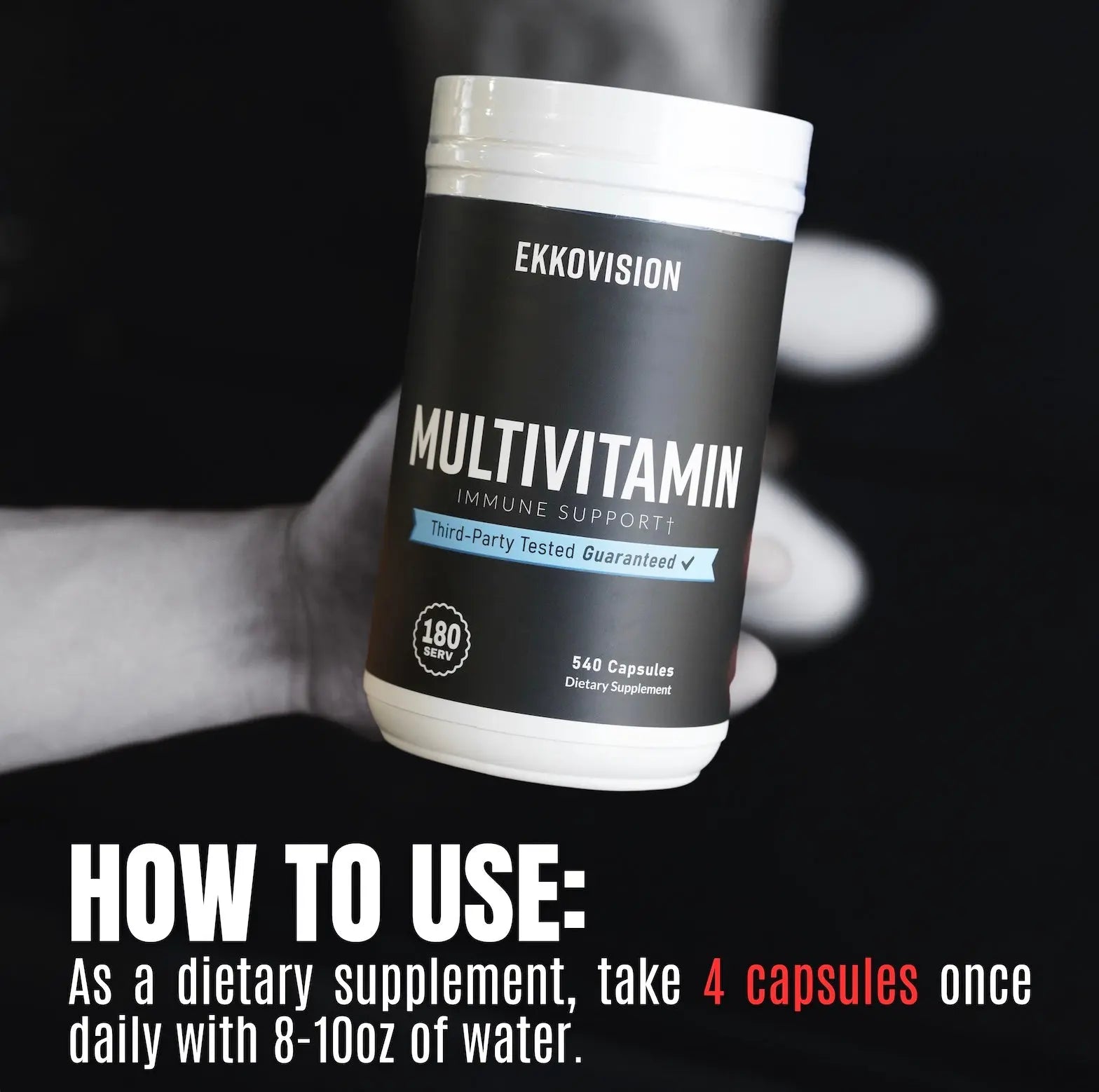 Ekko Multivitamin NEW FORMULA 3rd Party Tested – ekkovision