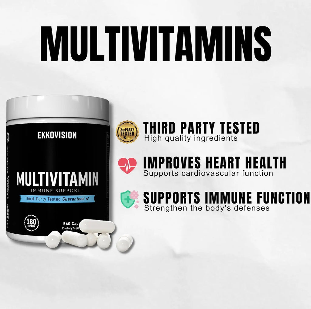 Ekko Multivitamin NEW FORMULA 3rd Party Tested – ekkovision
