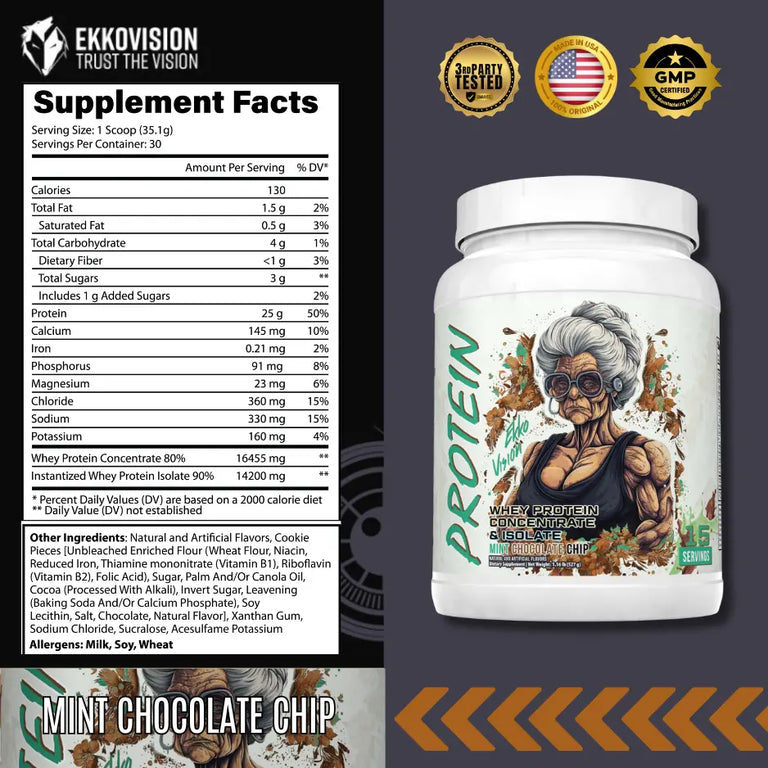 Ekko Protein Powder - 3rd Party Tested Healthcare Fitness - ekkovision